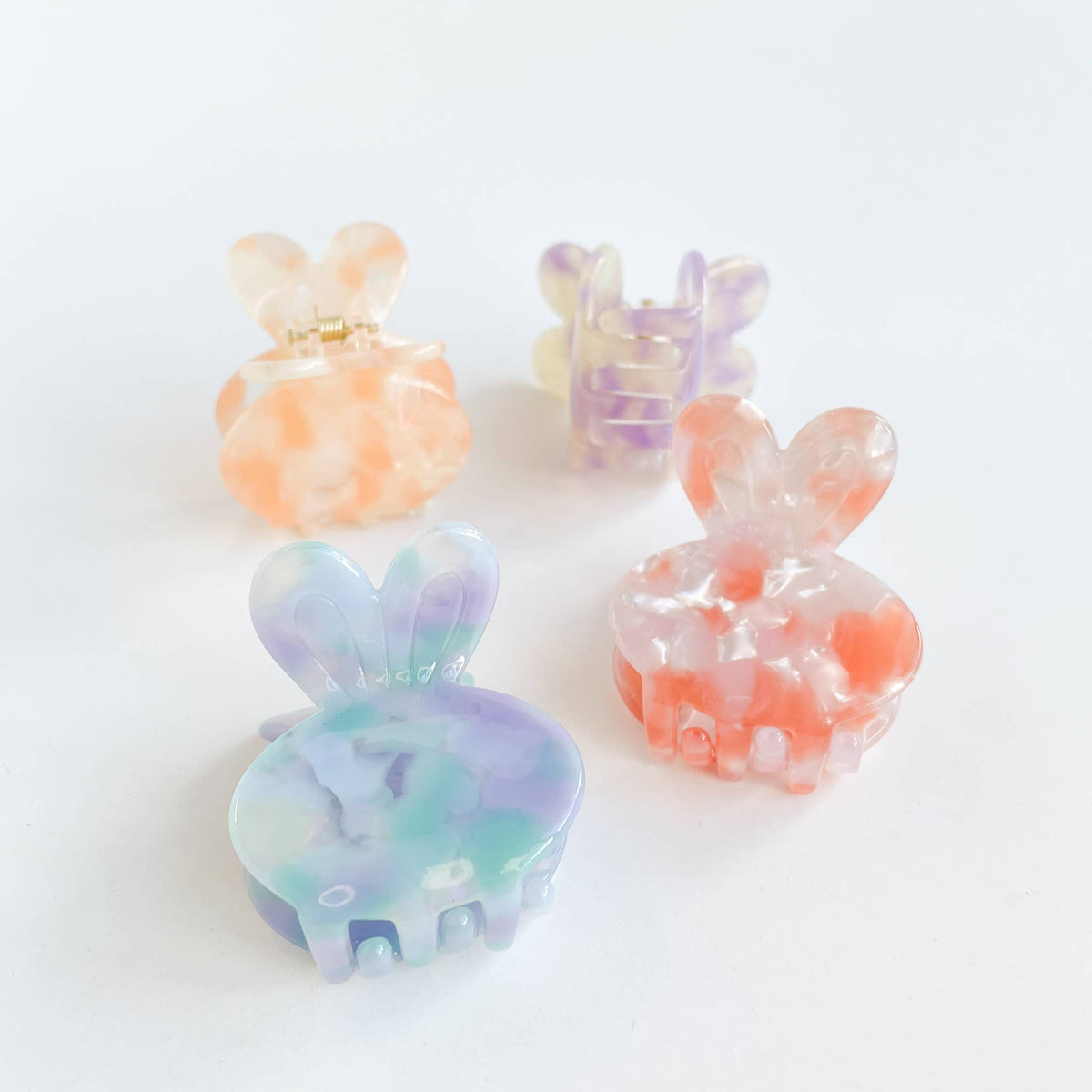Trixie | Bunny Ears Claw Clip – Green Bubble Gorgeous