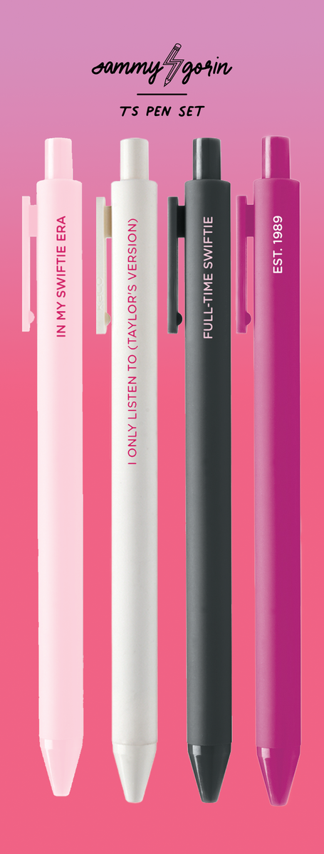 Taylor Swift Pen Set – Green Bubble Gorgeous