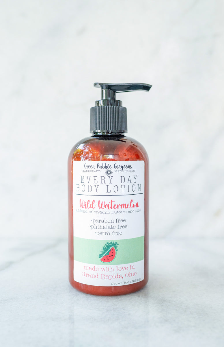 Wild Watermelon Everyday Body Lotion – Green Bubble Gorgeous